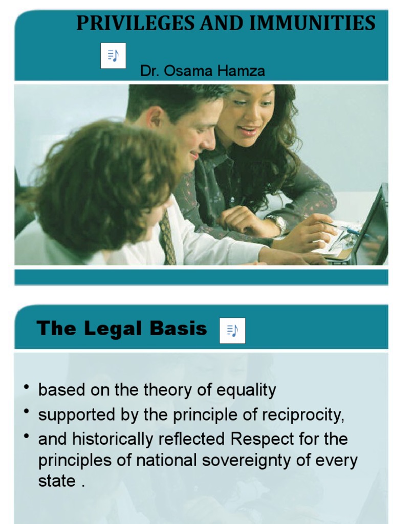 Privileges and Immunities | PDF | Sovereign Immunity | Treaty