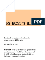 Introduction To Excel | PDF | Microsoft Excel | Spreadsheet