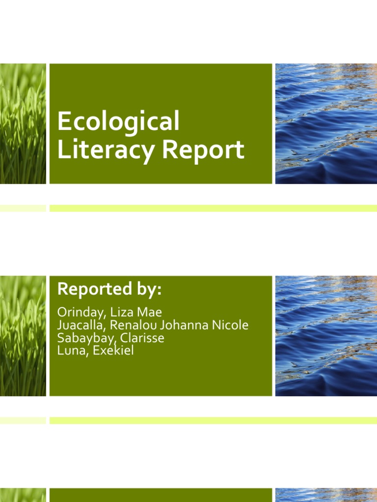 Ecological Literacy | PDF | Environmental Social Science | Natural ...
