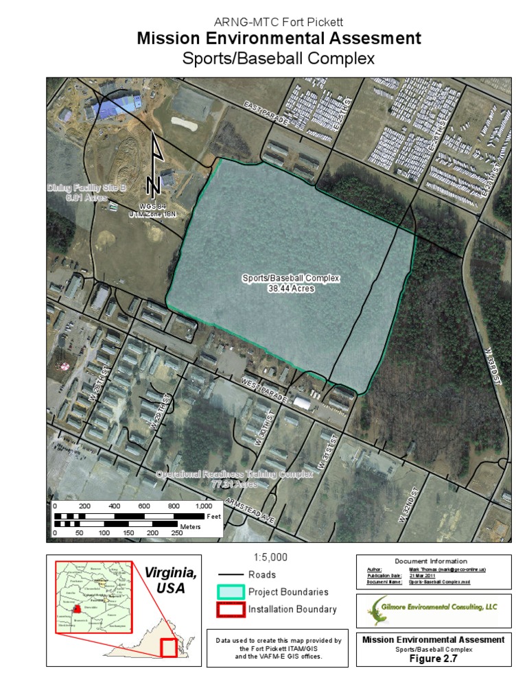 Fort Pickett Sports Complex Map | PDF | Visualization (Graphics ...