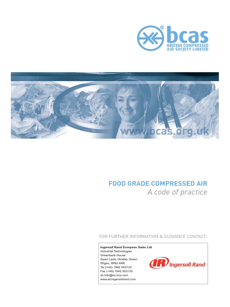 BCAS, Food Grade Compressed Air PDF | PDF | Foods | Pipe (Fluid Conveyance)