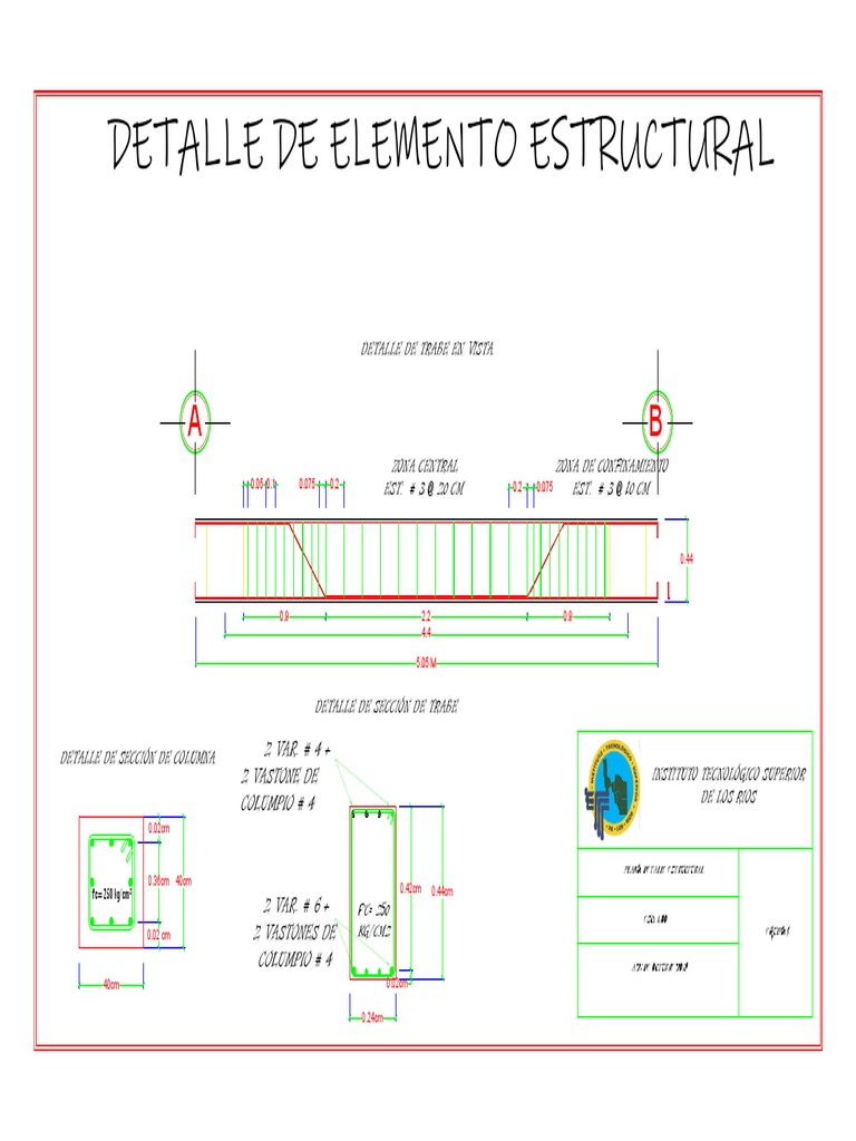 Detalle de Trabe | PDF