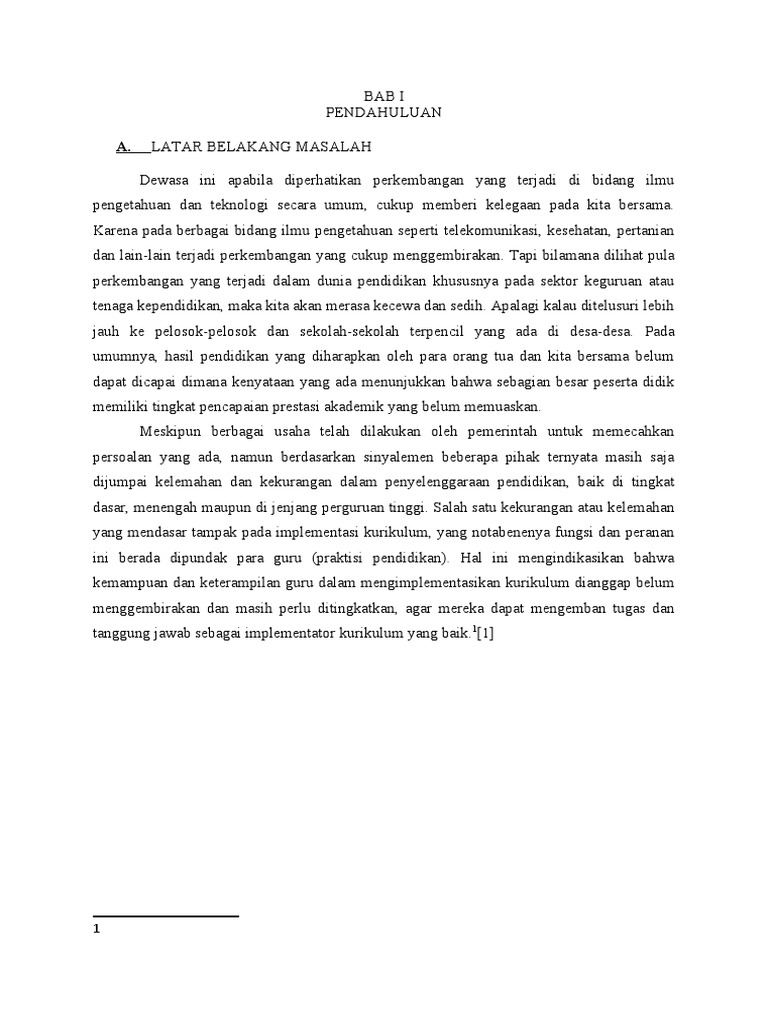 Implementasi Kurikulum | PDF