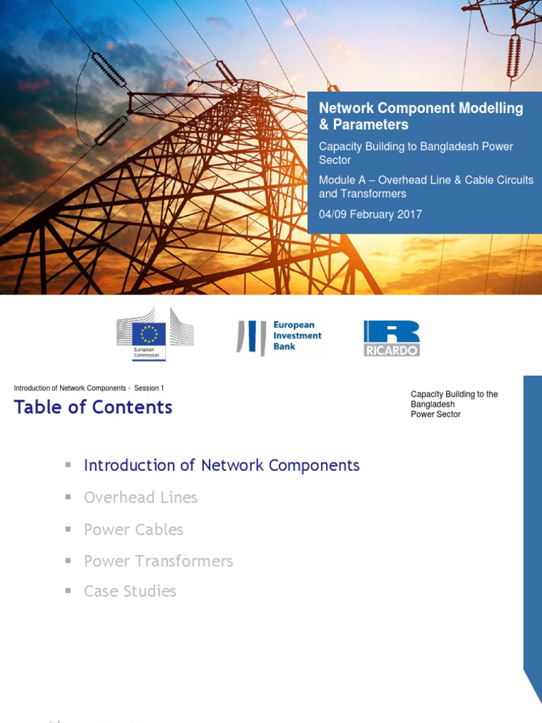 Module A - OHL & Cable Circuits and Power Transformers | PDF | High ...