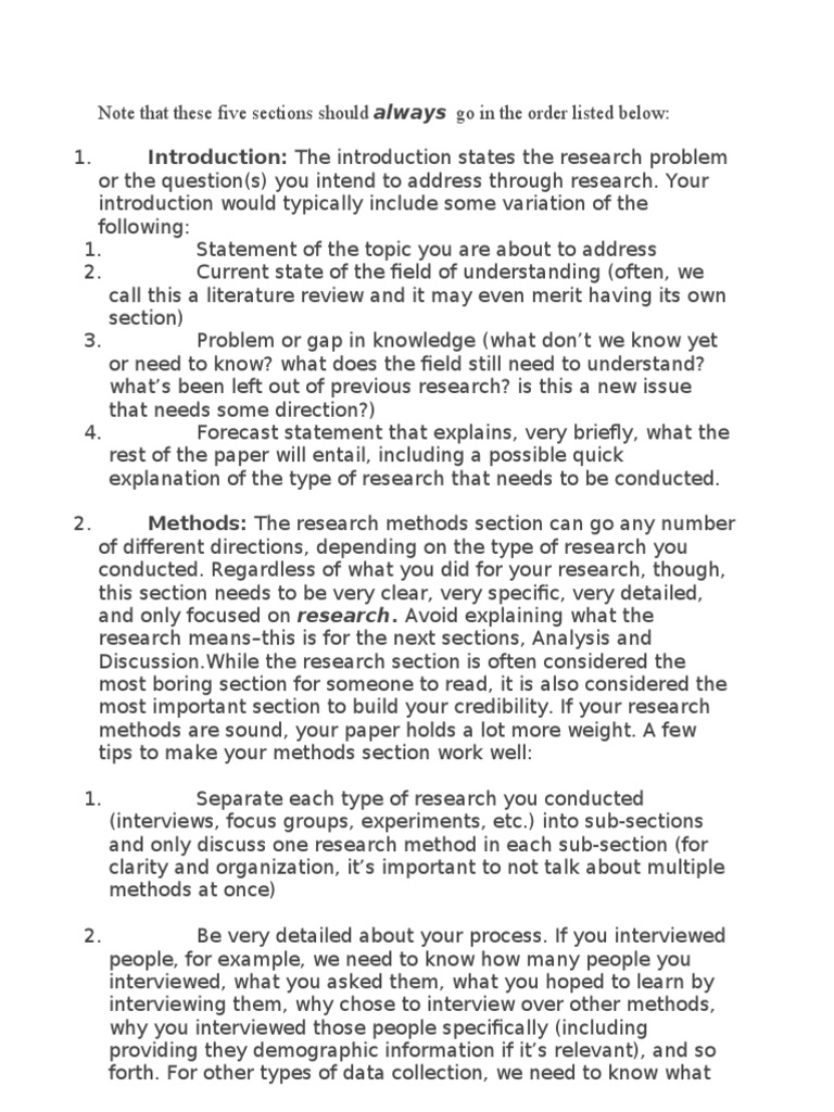 IMRAD Format | PDF | Research Methods | Communication