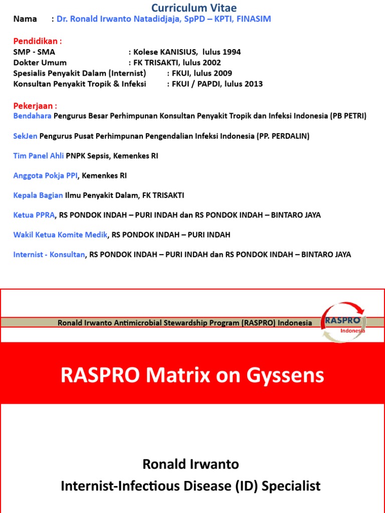 RASPRO System On Gyssens | PDF