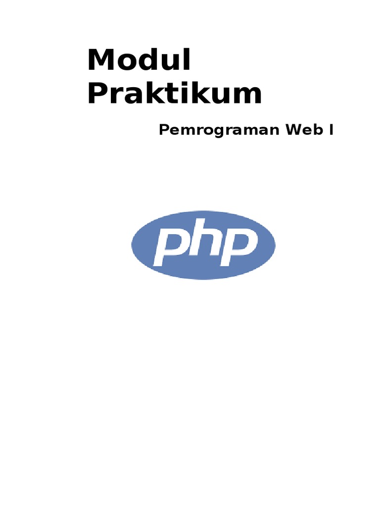 MODUL PEMROGRAMAN WEB I TI Fix | PDF