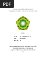 Laporan Praktikum Bleeding dan Clotting Time | PDF | Sains & Matematika