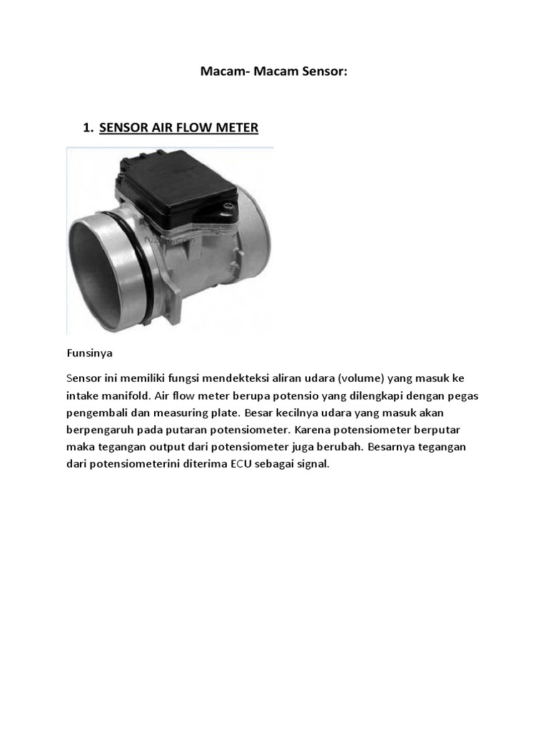 Macam - Macam Sensor | PDF