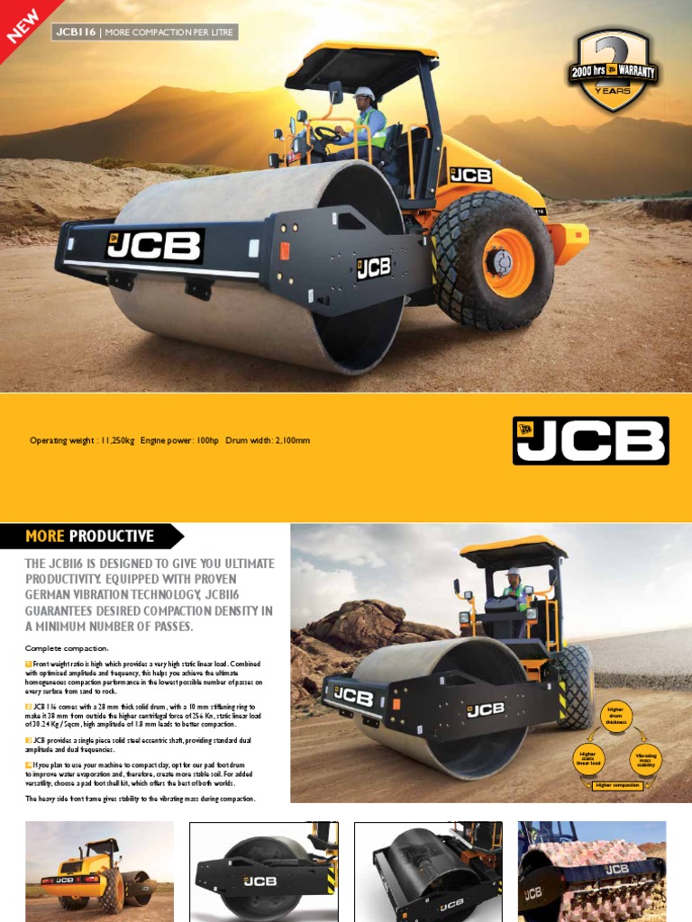 JCB 116 | PDF | Brake | Engines