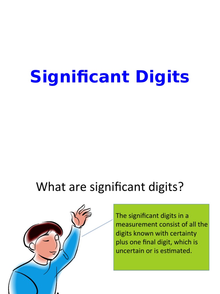 Sig Figs Presentation | PDF | Significant Figures | Numbers