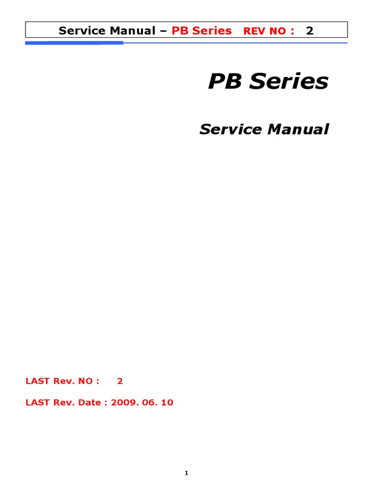 CAS PB Series Scale Service Manual | PDF | Weight | Analog To Digital ...