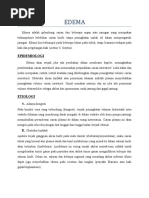 Jenis dan Penyebab Edema Medis | PDF | Perjalanan | Kesehatan Holistik