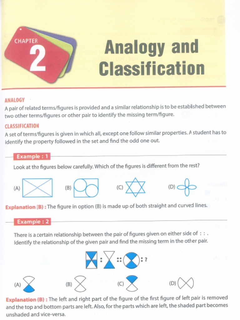 2 Analog and Classification | PDF