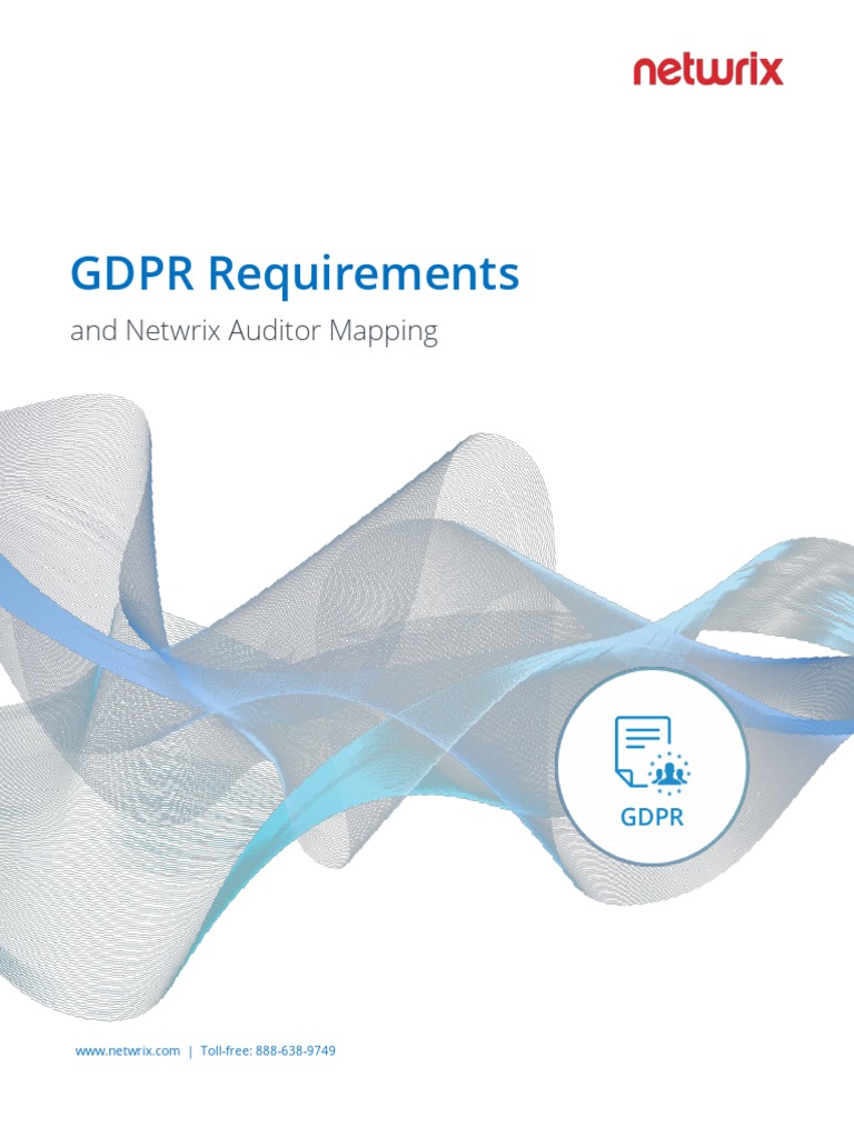 GDPR Requirements and Netwrix Auditor Mapping | PDF | Active Directory | Share Point