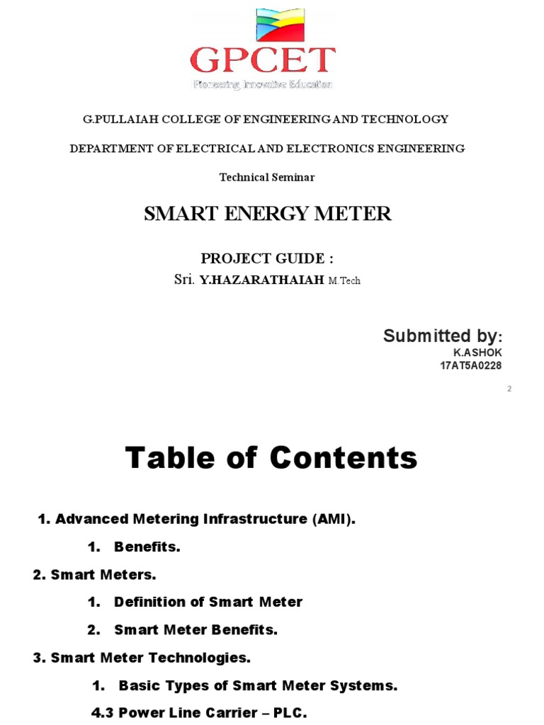 Smart Energy Meter | PDF | Wireless | Electromagnetism