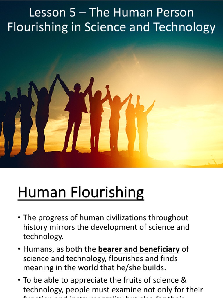 Lesson 5 - The Human Flourishing PDF | PDF | Martin Heidegger | Science
