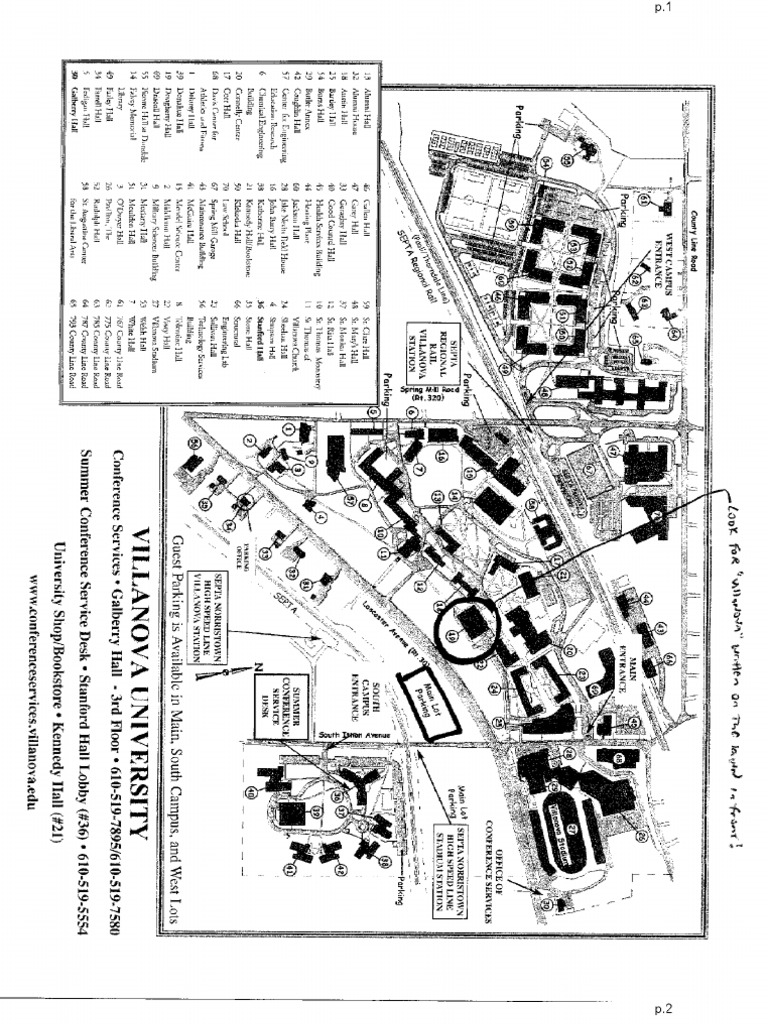 Villanova Campus MAP | PDF