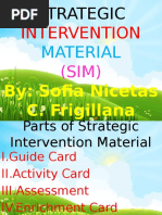 Strategic Intervention Material Guide | PDF | Teaching Method | Learning