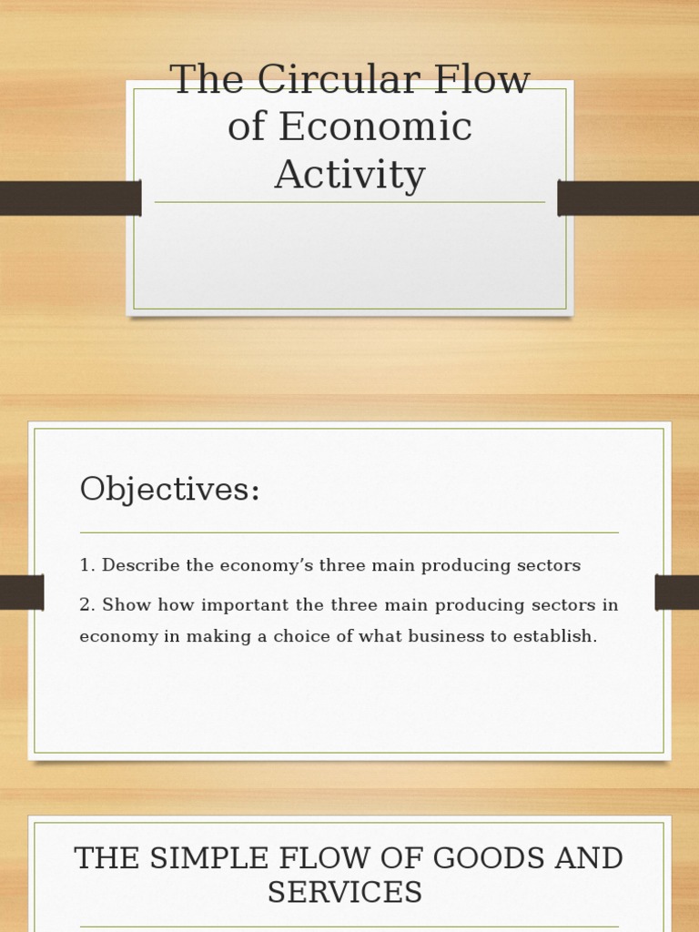 Circular Flow of Economic Activity Explained | PDF | Economies | Economics