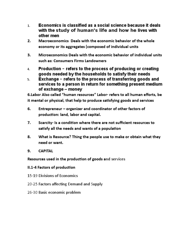 Long Quiz Applied Economics | PDF