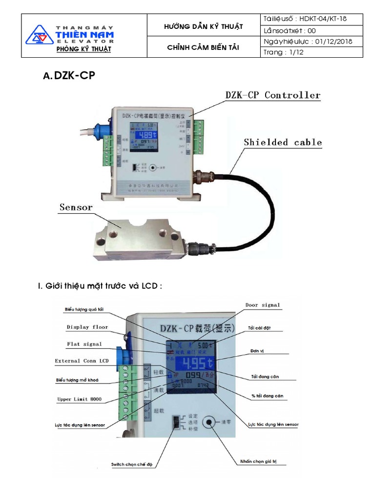 Loadcell DZK-CP Mới | PDF | Electrical Engineering | Measuring Instrument