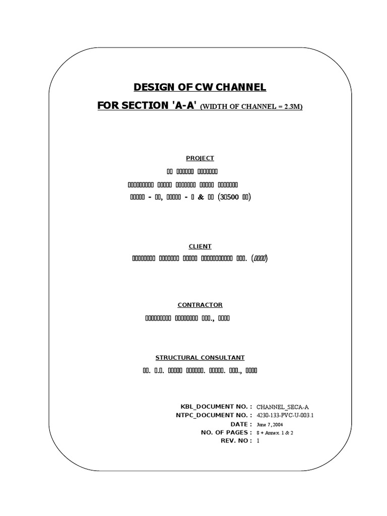 CW Channel | PDF | Bending | Force