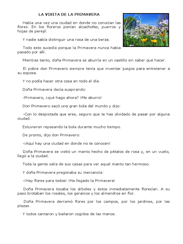 Visita de La Primavera | PDF