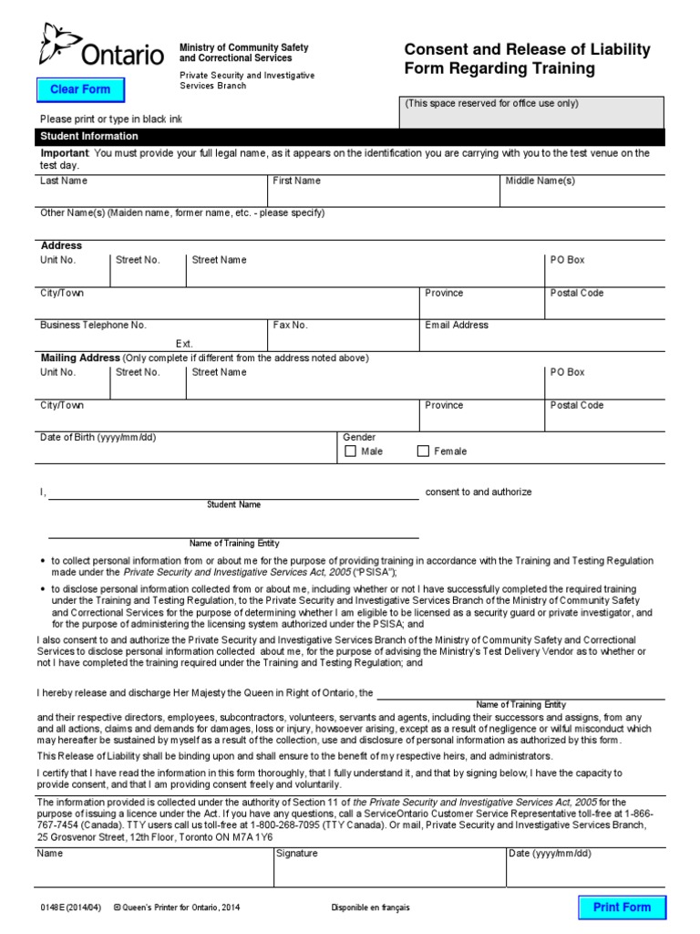 Consent Form PDF | PDF | Security Guard | Mail