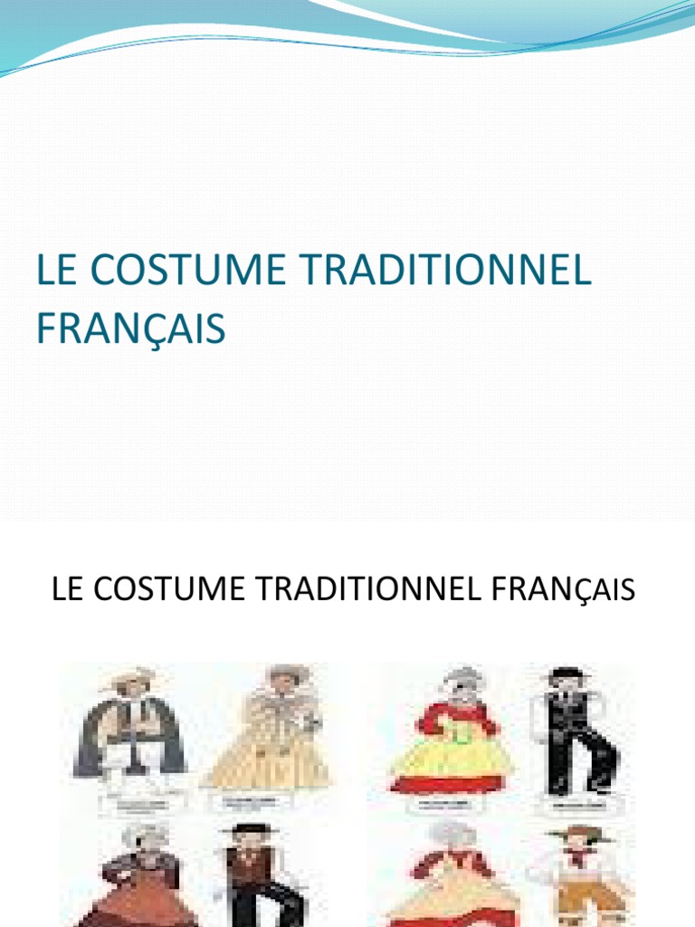 Costumes Traditionnels Français | PDF
