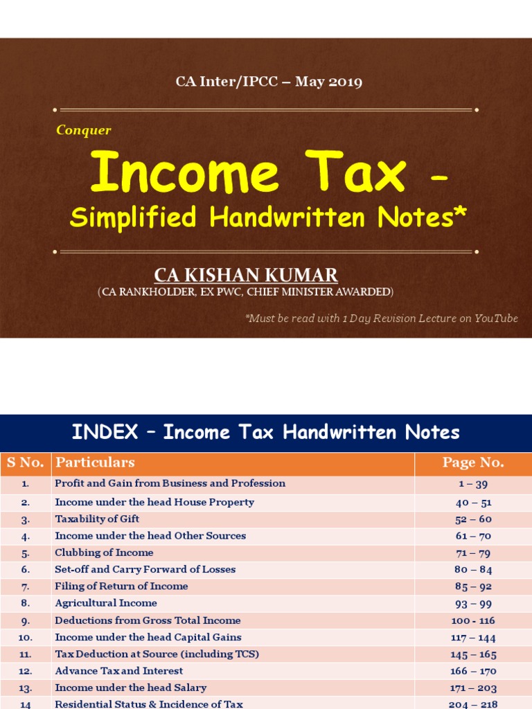 Handwritten Notes PDF | PDF | Public Finance | Taxes