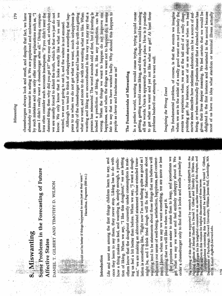 Gilbert & Wilson (Miswanting) PDF | PDF