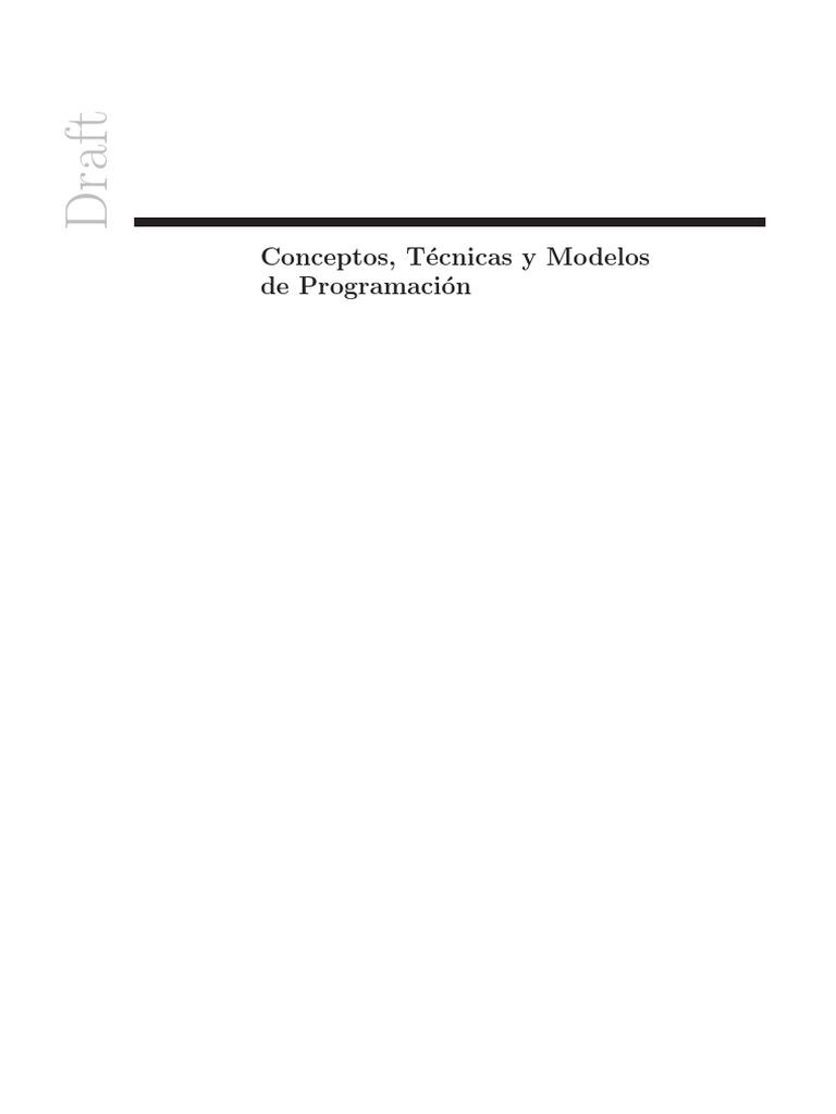 Conceptos Tecnicas Modelos de Programacion PDF | PDF | Programacion Funcional | Lenguaje de ...