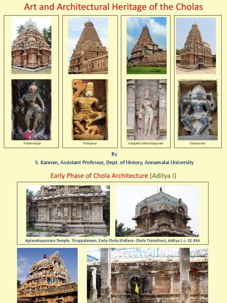 Chola Art and Architecture Overview | PDF | Ancient India | Tamils