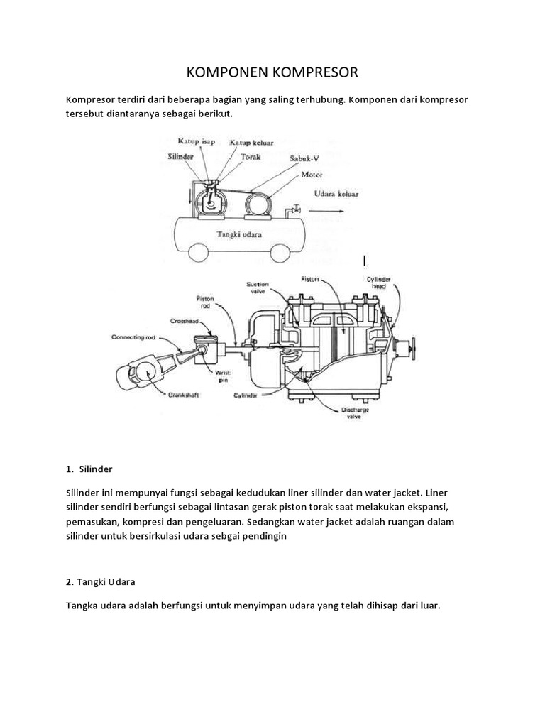 Komponen Kompresor | PDF