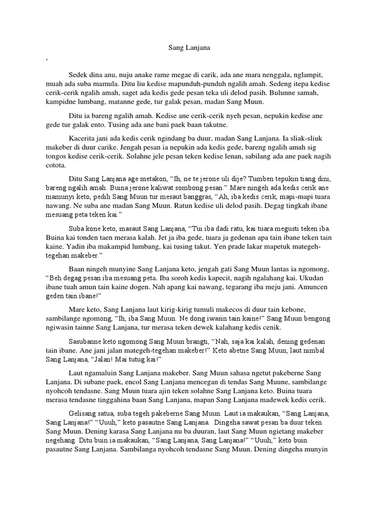 Satua Bali PDF | PDF