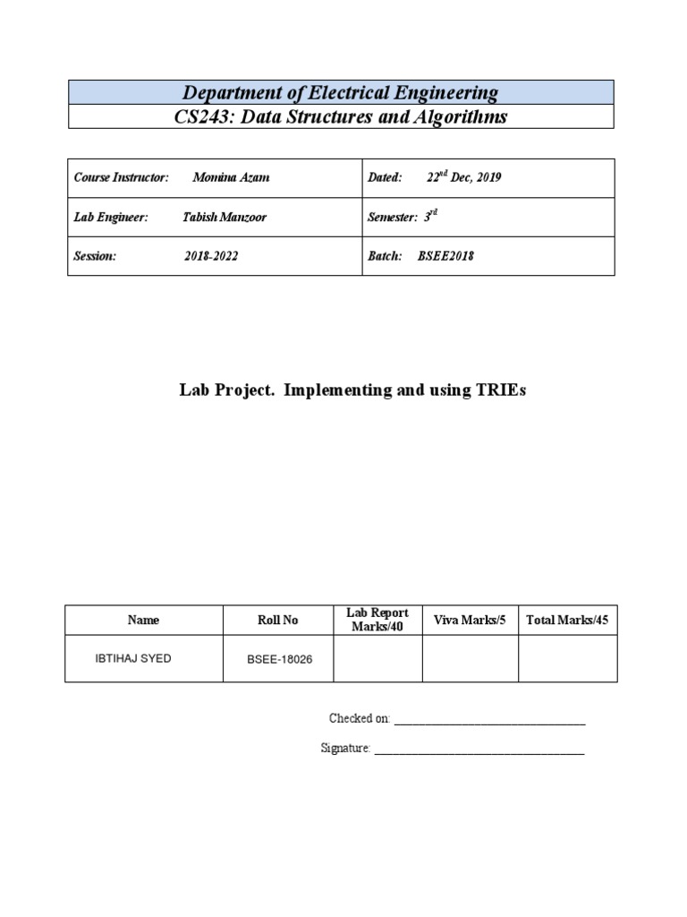 Final Project Report 2 PDF | Download Free PDF | Algorithms And Data Structures | Computer ...