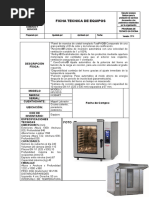 Ficha Tecnica de Caldera | PDF | Tubería (transporte de fluidos) | Caldera