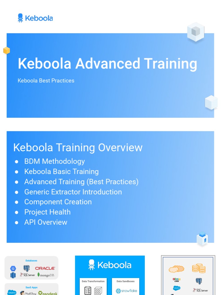Keboola Advanced Training - Public PDF | PDF | Metadata | Application Programming Interface