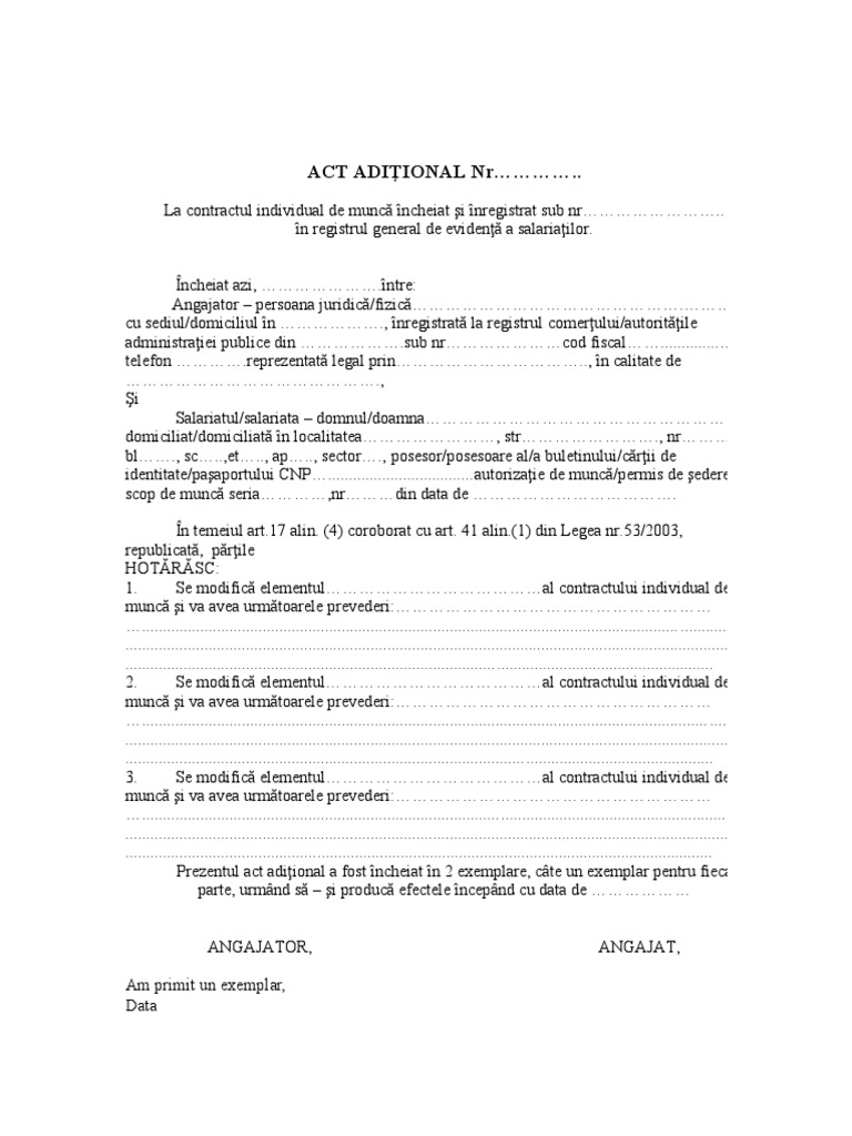 Act Aditional | PDF