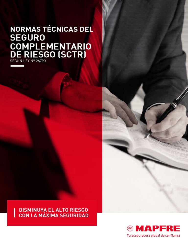 Normas SCTR Perú 1998: Coberturas y Aplicación | PDF | Pensión | Seguro