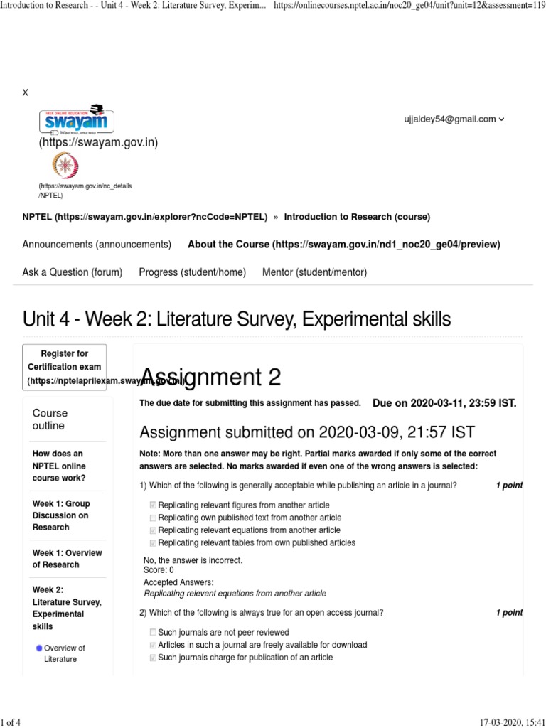 Week 2: Literature Survey Overview | PDF | Citation | Bibliography