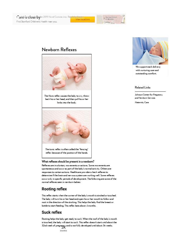 Newborn Reflexes | Download Free PDF | Childhood | Human Development