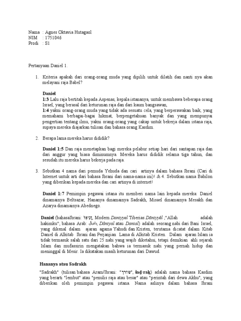 Kriteria Pemuda dalam Pelatihan Raja Babel | PDF | Agama & Spiritualitas