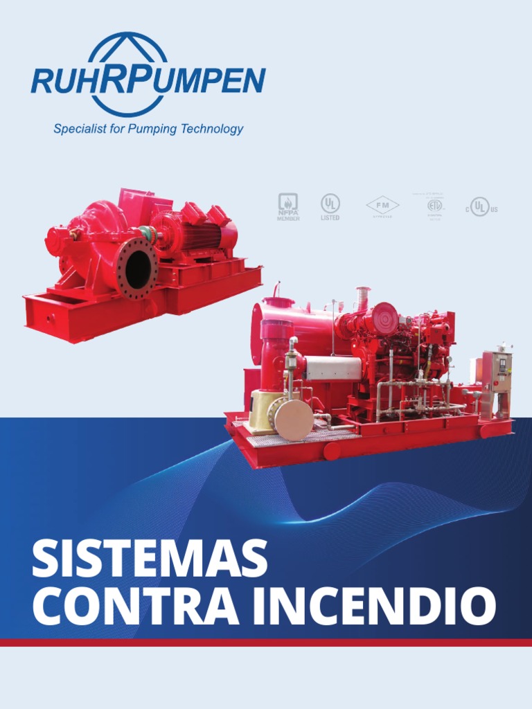 RP Fire Systems Brochure ES SG Oct18 PDF | PDF | Bomba | Diseño