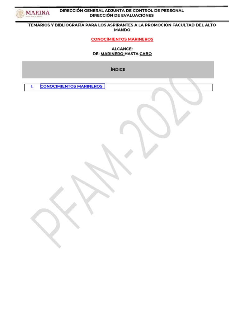 3.T Con - Marineros E Mro. Cabo 2020 PDF | PDF | Naves Navales | Embarcación