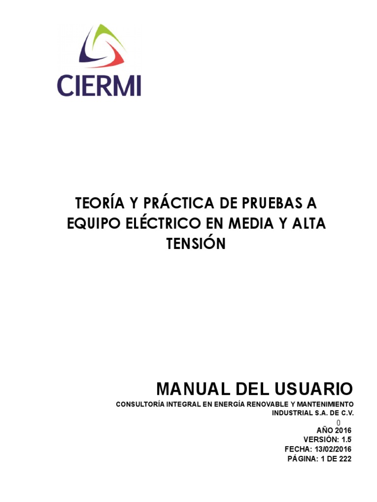 Manual de Subestaciones Ectricas 2016 PDF | Descargar gratis PDF | Aislador (Electricidad) | voltaje