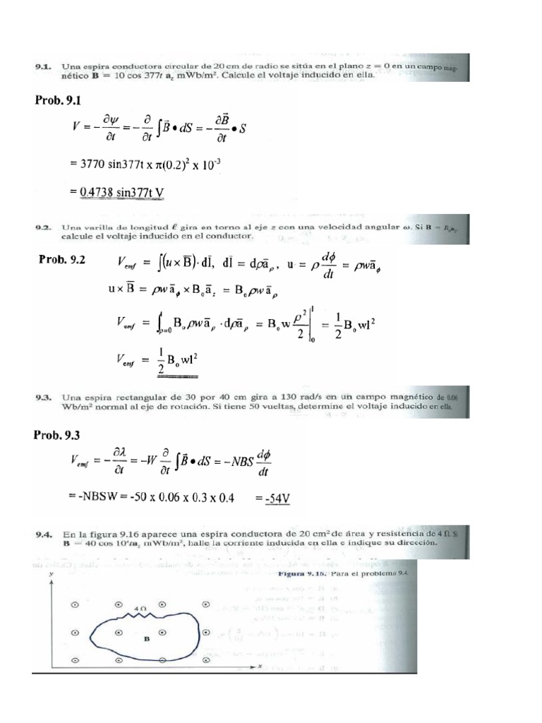 Cap9 Electromagnetismo Sadiku y Sol | PDF
