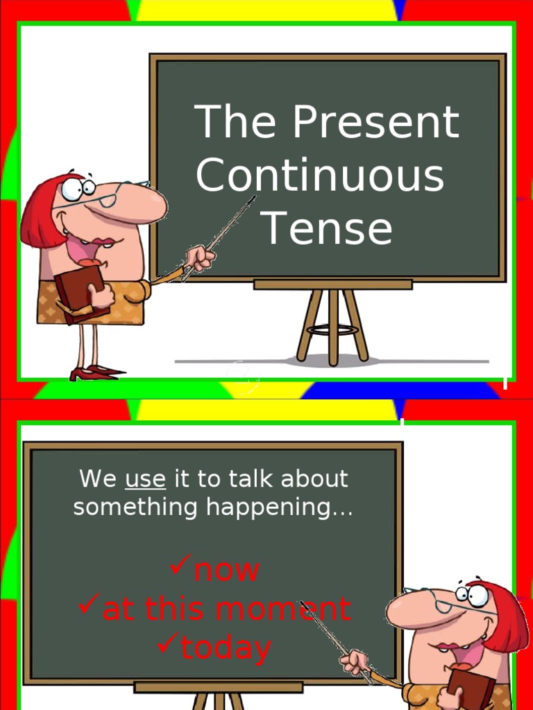Present Continuous Tense | PDF