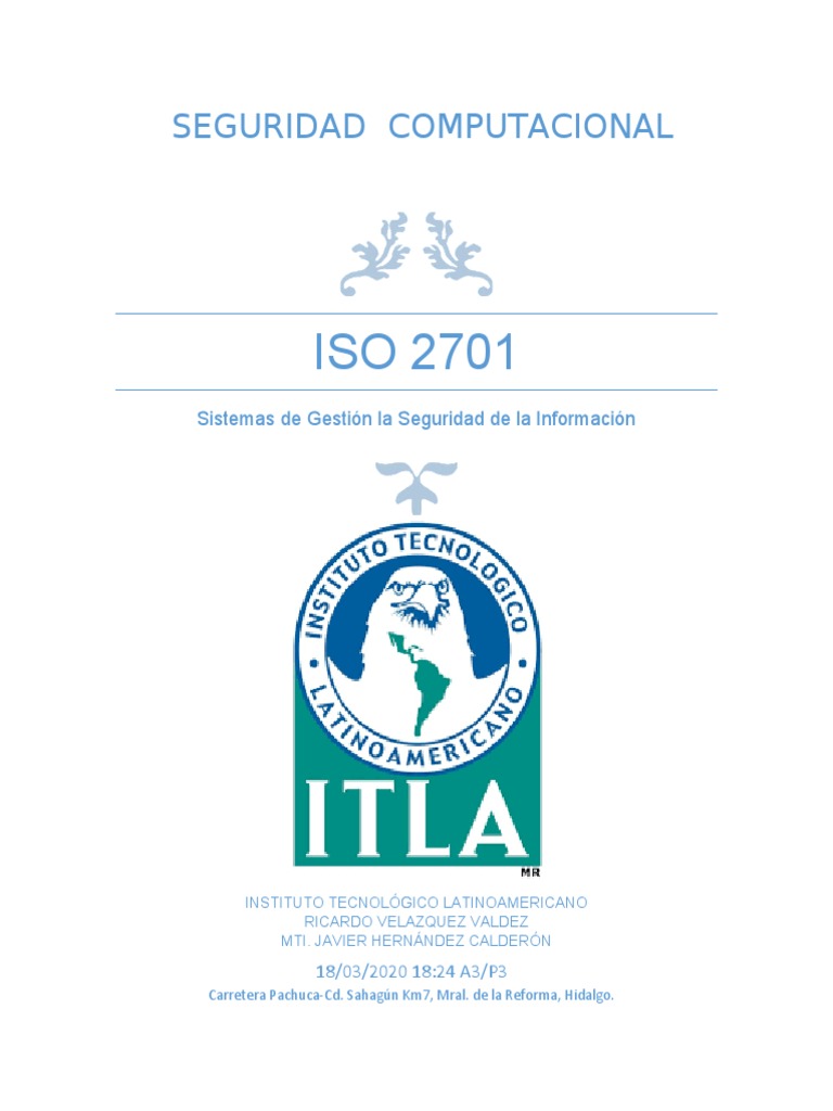 Iso 2701 | PDF | Organización internacional para la estandarización ...